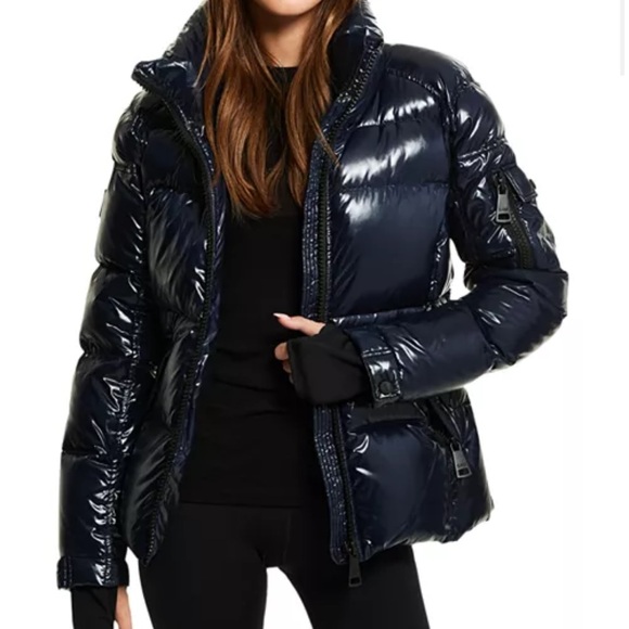SAM. | Jackets & Coats | Sam Freestyle Down Jacket Navy Blue | Poshmark